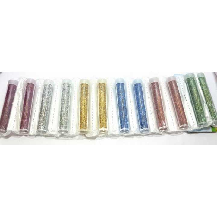 Assorted Glitter Dust (5g) x 12 Tubes | Daraz.com.np
