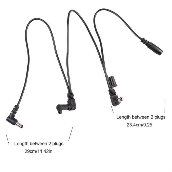 Daisy Chain Cable Ways Guitar Effect Pedal Accessory 9V DC Adapter Plug ...