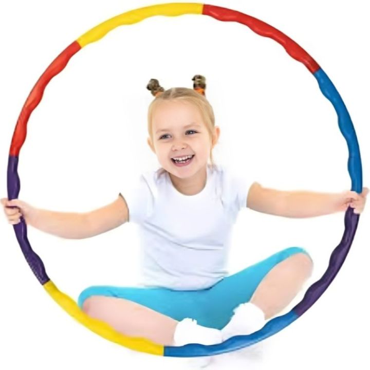 Zig-Zag Shape 8 Piece Hula Hoop Ring For Kids And Adults Size ...