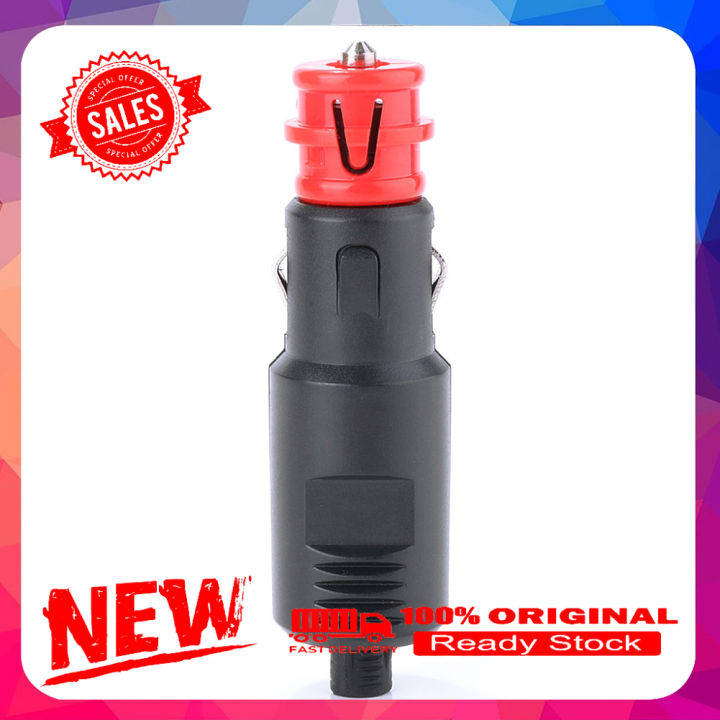 12V-24V Car Lighter Power Connection Cigaret Socket Adaptor Male Plug ...