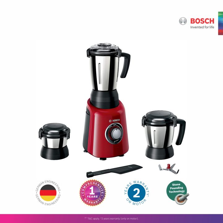Bosch 600 Watt Mixer Grinder (MGM4334RIN)- 3 Jars | Daraz.com.np