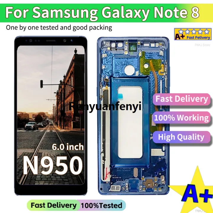 Renyuan OLED Note8 Display 100% For SAMSUNG Galaxy Note 8 LCD 6.0|with 【2025 Version】 Frame N950 ...