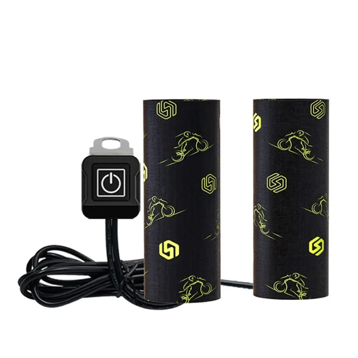 Motorcycle Heating Handle Grip 12V 3-Gear Waterproof Thermal Handlebar Heater Warmer Parts ...