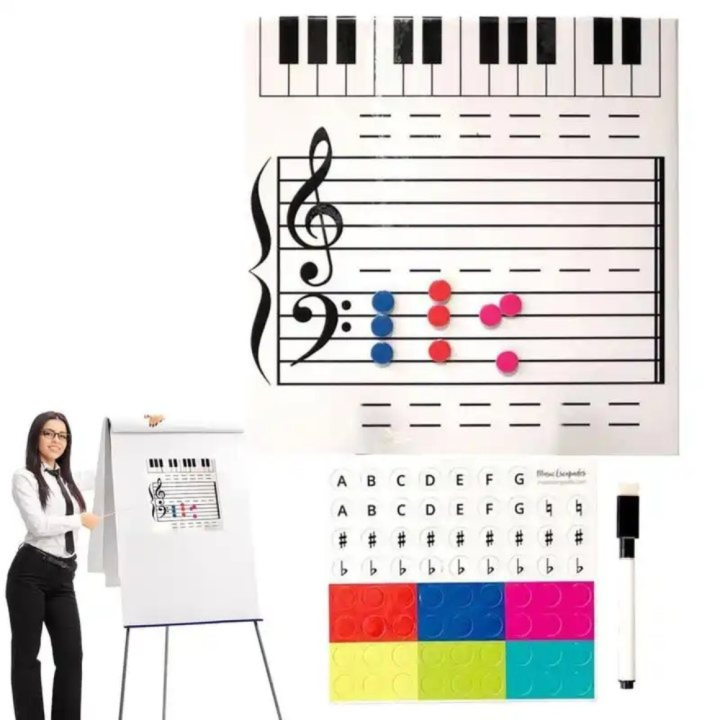 Lapboard Writing Music Score Whiteboard Reusable Erasable Music ...