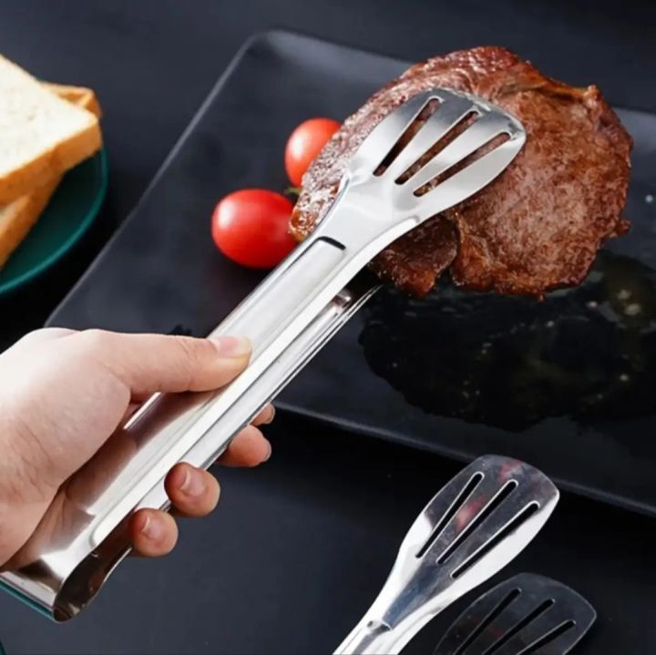 Stainless Steel Kitchen Tong (Chimta) Use For Multipurpose Like Momo ...