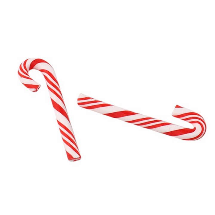 NAMUNY 1000Pcs Red and White Handmade Christmas Candy Cane Miniature ...