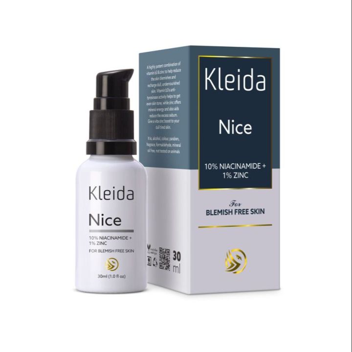 Kleida Nice Serum, 30 ML, Niacinamide 10% and Zinc 1% | Daraz.com.np