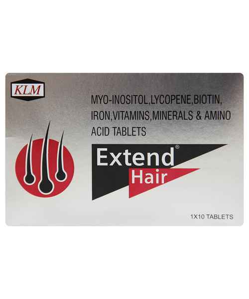 Extend Hair Tablet 30's Tablets, Supplement for Hair Growth treatment ...