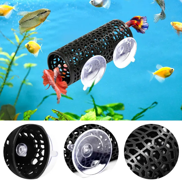 Fish Hideout Resting Tube Fish Bed Tunnel Small Hole Hollow Fish ...