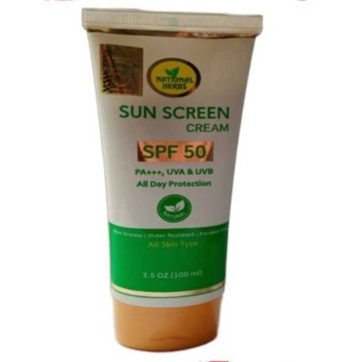 Sun Block SPF 50+++ For Healthy Skin National Herb 100Ml | Daraz.com.np