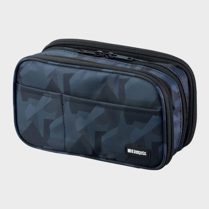 Lihit Lab Triple Zipper pencil / Pen Case A7556 By KitabKalam | Daraz ...