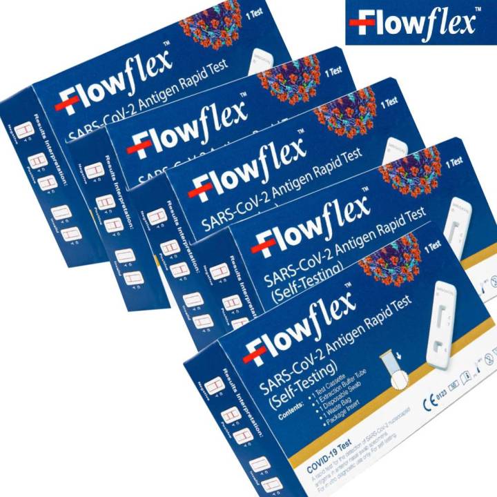 Flowflex Covid19 Antigen Rapid Selftest Kit (pack of 5) | Daraz.com.np
