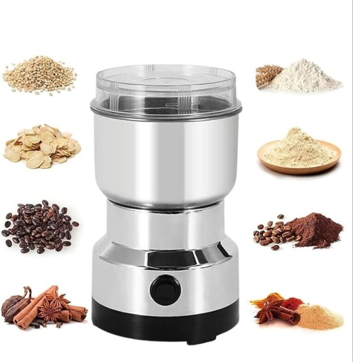 Nima Mini Mixture Grinder Silver Colour Portable Powerful Mixer | Daraz ...