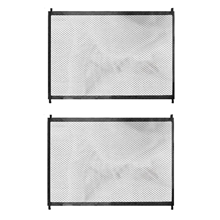 FORIDE 2X Pet Safety Guard Mesh Dog Gate,Pet Gate Magic Gate for Dogs ...