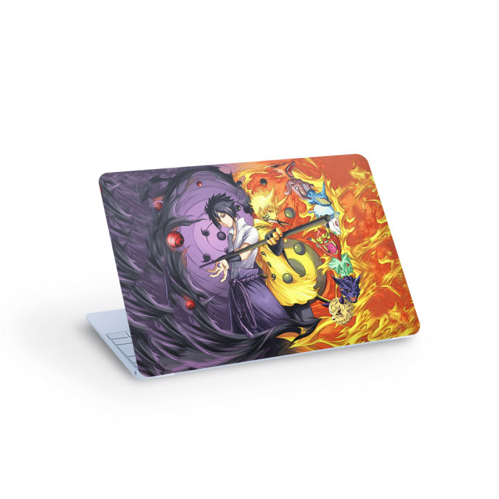 Laptop Back Sticker For Up to 15.6inch Laptop (Naruto Vs Sasuke ...