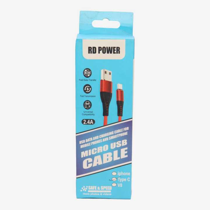 Rd Power Data Cable Type C | Daraz.com.np