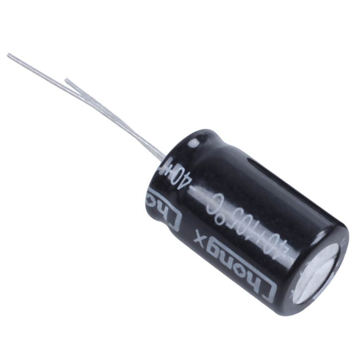 40 Pcs 22UF 400V 105C Radial Electrolytic Capacitors Black 13mm x 21mm ...