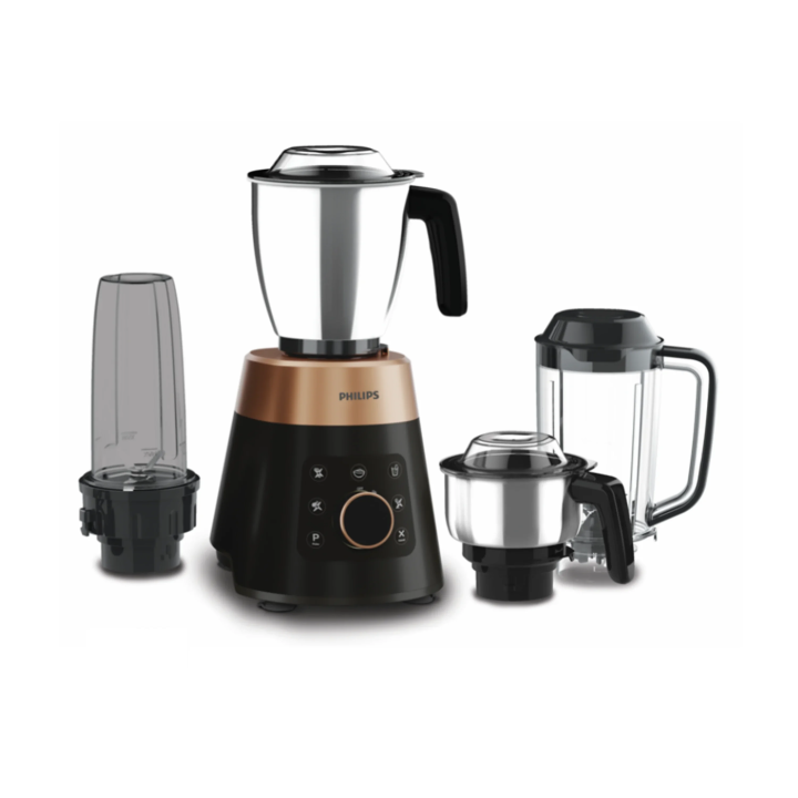 Philips Mixer Grinder - More power Less noise 4 Jars Black Mixer ...