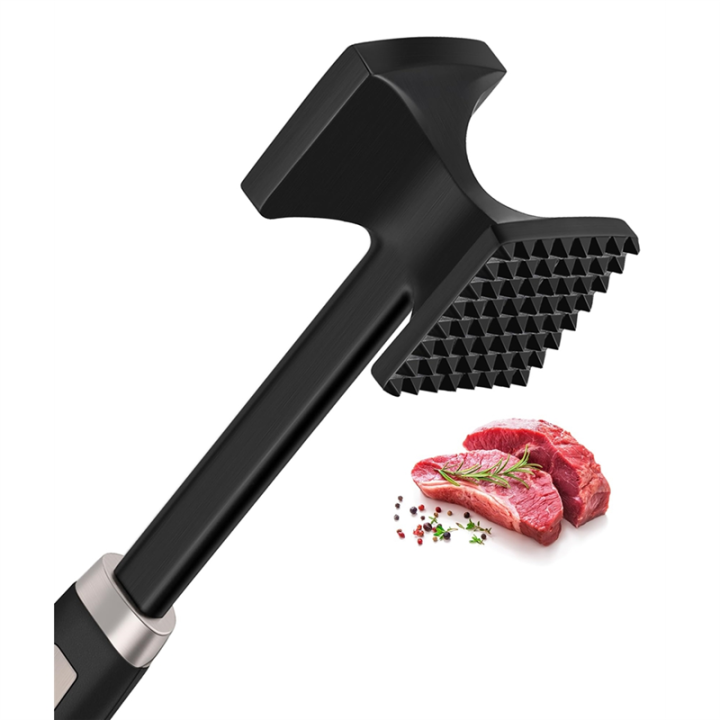 Meat Tenderizer Heavy Duty Solid Meat Hammer Pounder Tool for ...