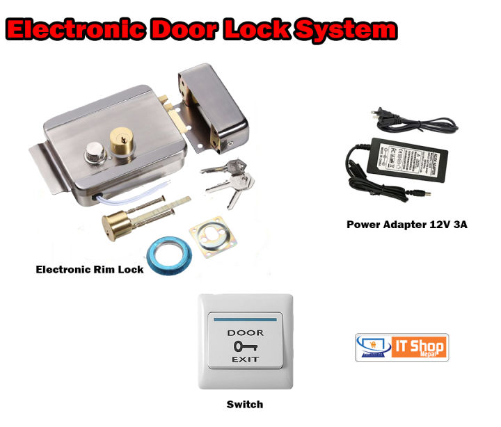 Electronic RIM Door Lock - Set1.1 | Daraz.com.np