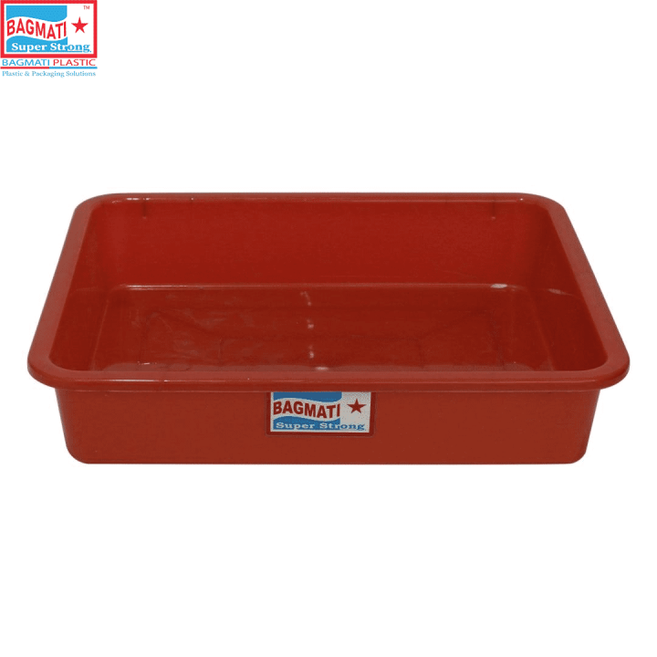 Bagmati Red Plastic Fruit & Vegetable Basket- Small | Daraz.com.np