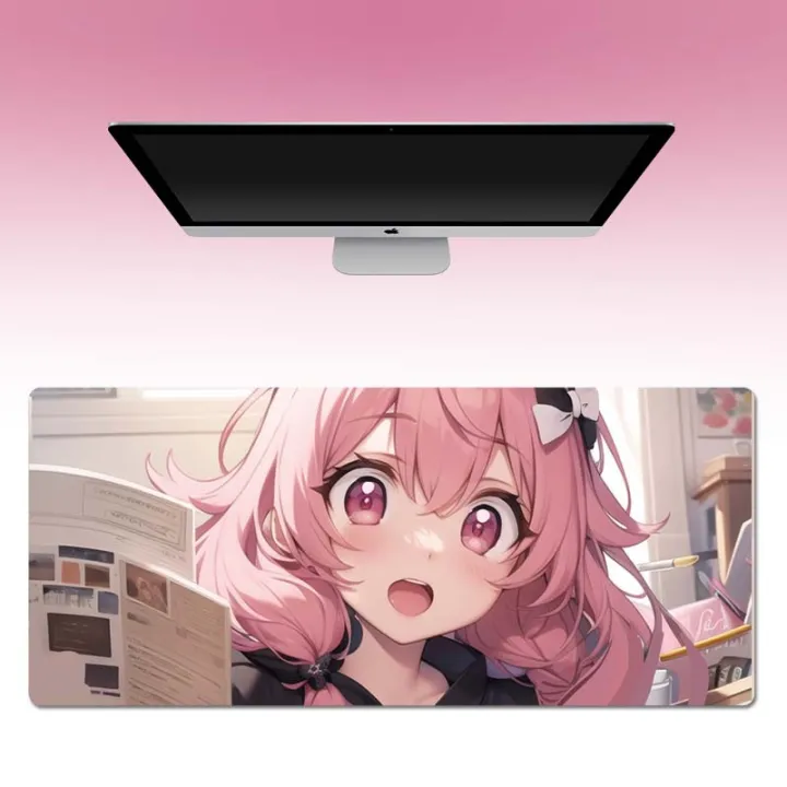 Mouse pad oversized one piece dropshipping anime girl pan pad enlarged ...