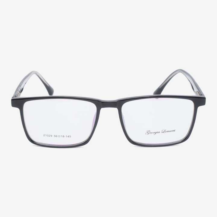 Unisex Black Rectangular Plastic Arc Glasses | Daraz.com.np
