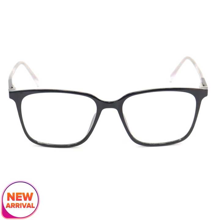 White Color Tr Frame Half Metal Normal Glasses | Daraz.com.np