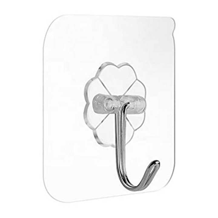 Transparent Strong Sticker Waterproof Self Adhesive Wall Hooks Frames ...