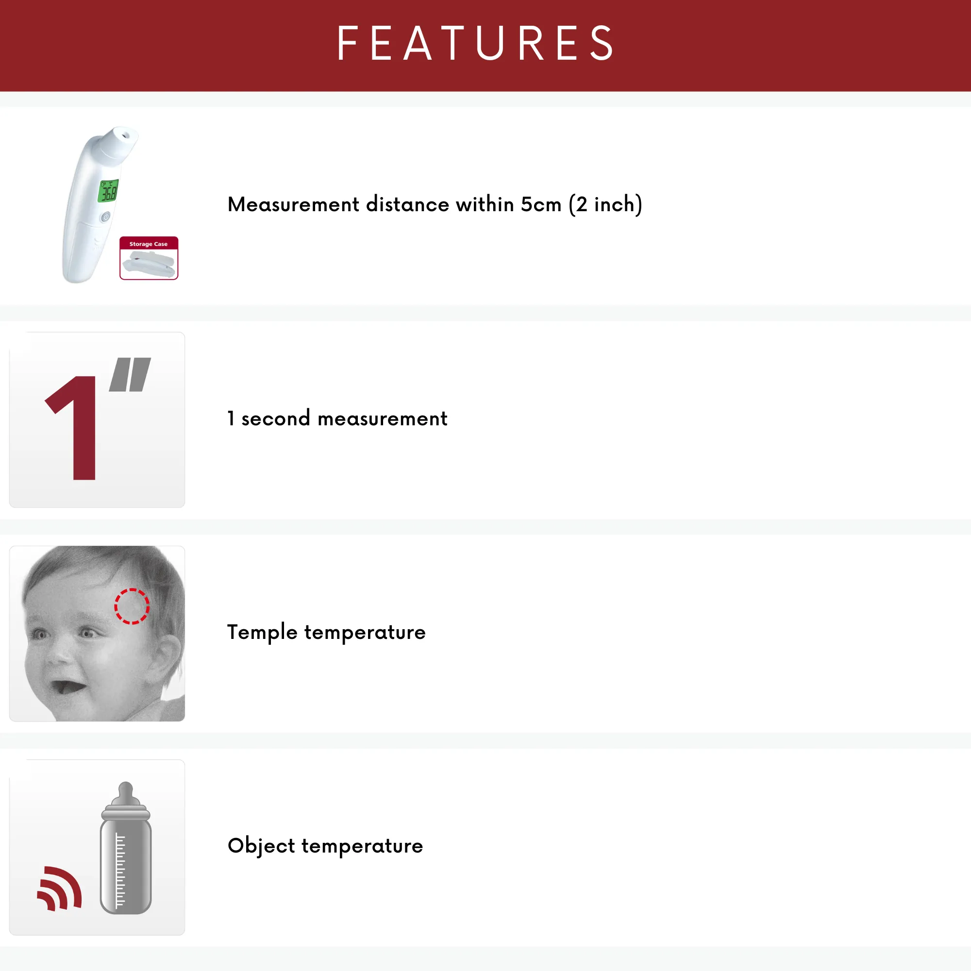 Rossmax HA500 5 Years Warranty Swiss Designed 1 Second Measurement Non ...