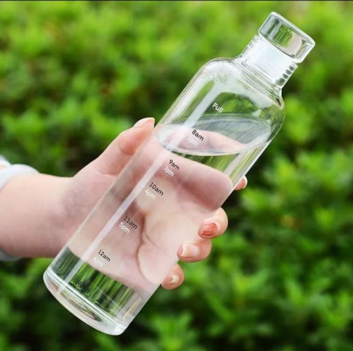 Ichhya Store Time Scale Glass Bottle 500ml | Daraz.com.np