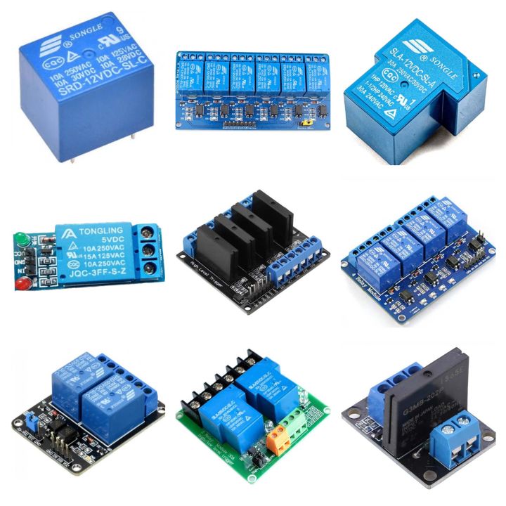 Relay Module 1/2/4/6/8/16 Channel 5/12/24V 10/30A | Daraz.com.np