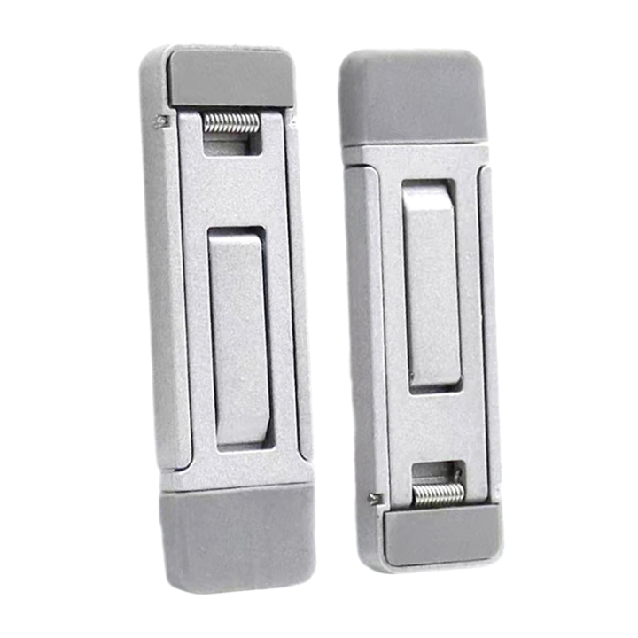 2 PCS Portable Laptop Stand Mini Aluminum Laptop Feet Lifter Foldable ...