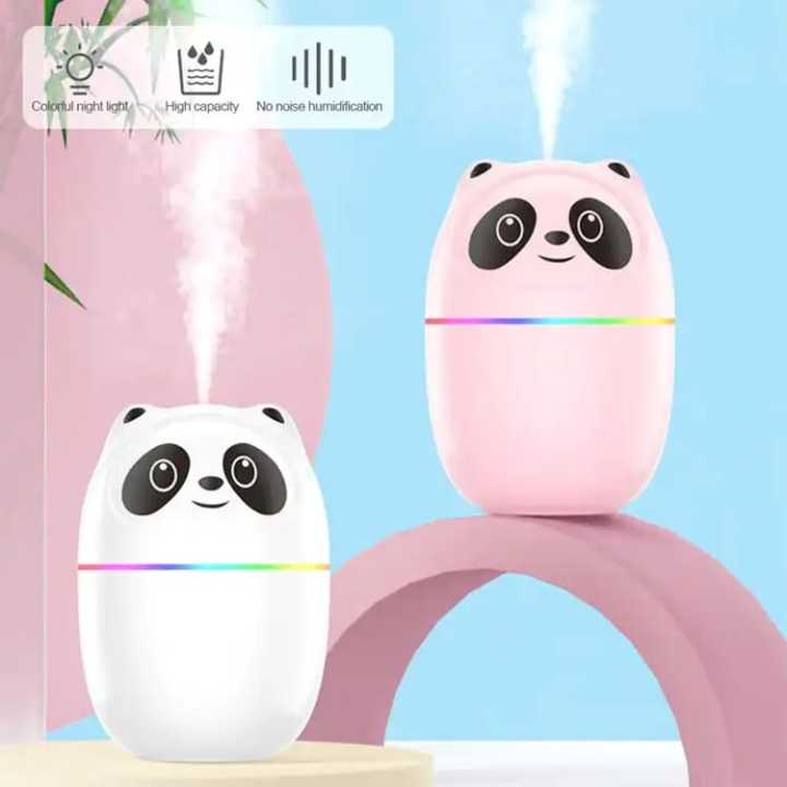 NepLiving Air Humidifier Cute Panda Aroma Oil Diffuser with Night Light ...