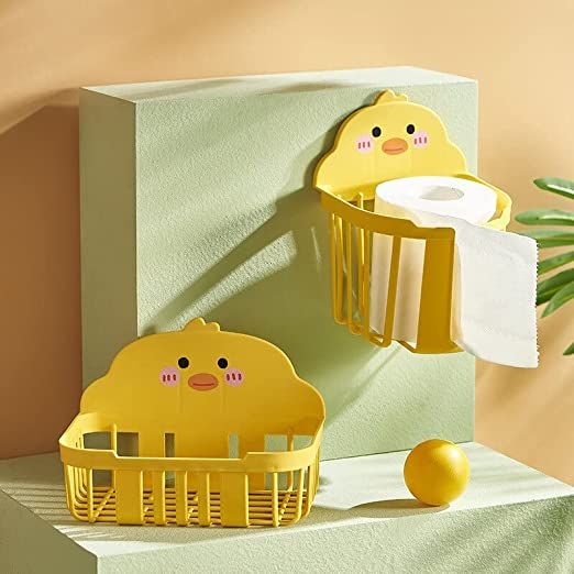 Little Yellow Duck Tissue Box Cute Duck Tissue Box Frees Punching Paper ...