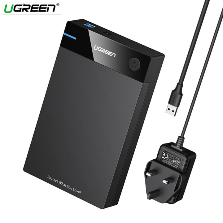 UGREEN-USB 3.0 B To 3.5''/2.5" SATA Hard Driver Enclosure | Daraz.com.np