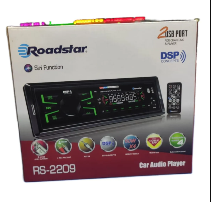 Car 12 Volts Roadstar Mp3 Player With Bluetooth, USB, FM | Daraz.com.np
