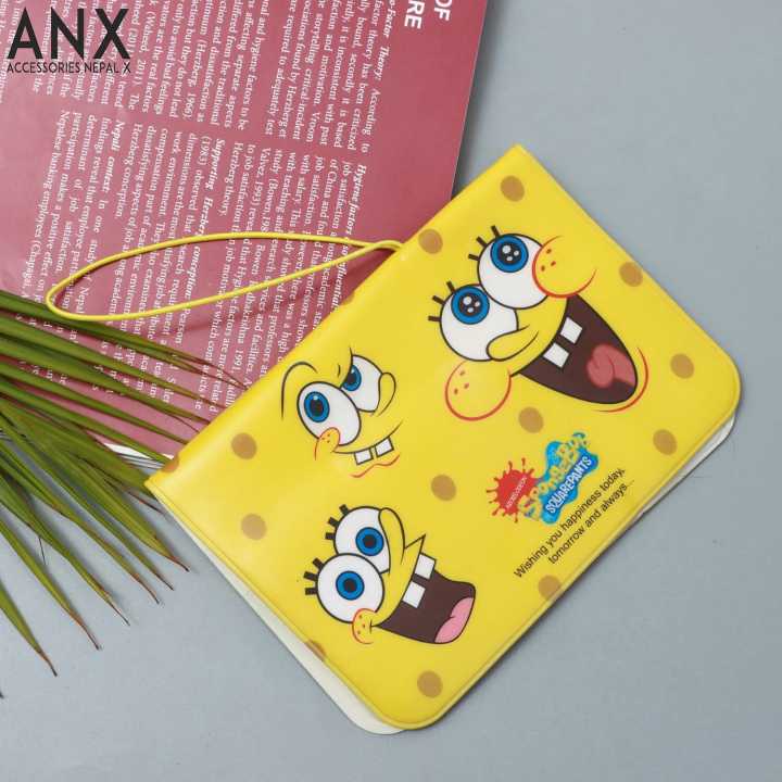 ANX Cute SpongeBob Diary/Paper Holder/Card Holder Also For Storing ...