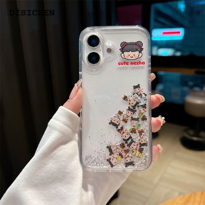 DISICHEN Bargain price Cute Ne Zha Nai Loong Moving Slider For iPhone ...