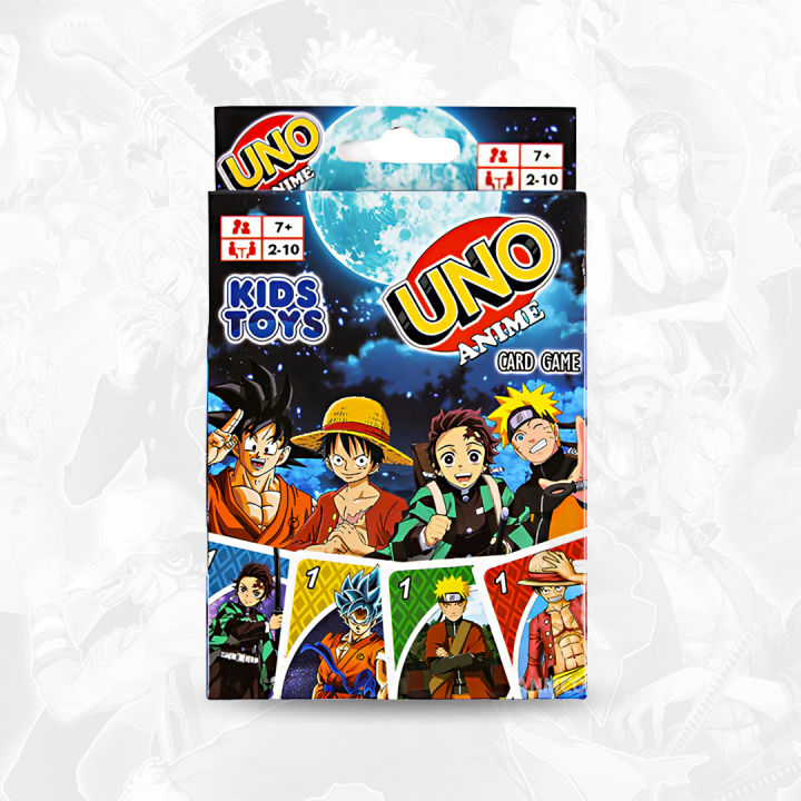 One Piece Naruto Demon Slayer DragonBall Z Anime UNO Card Game | Daraz ...