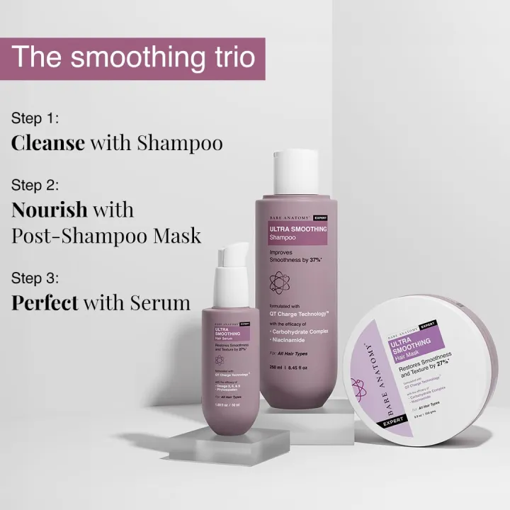 Bar Anatomy Ultra Smoothing Shampoo for Dry and Frizzy Hair | Restores ...