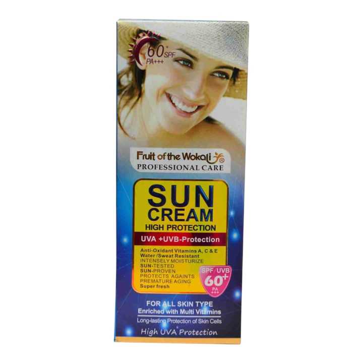 Fruit of the Wokali SPF 60 PA+++ Sunscreen for Men & Women | Broad ...
