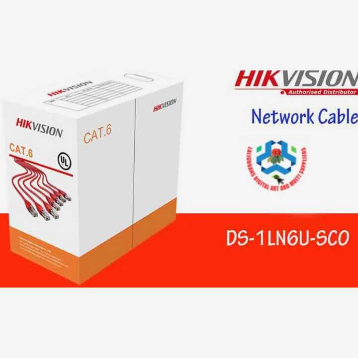 Hikvision Pure Copper Cat6 Cable 305M Roll | Daraz.com.np