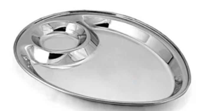 Stainless Steel Momo Plate (Set Of 2 Pcs) | Daraz.com.np