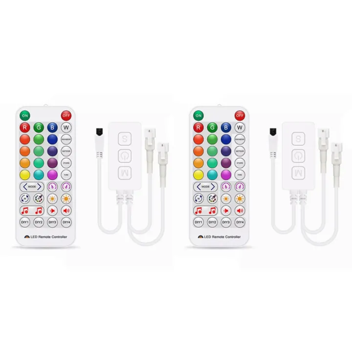 2X SP511E WiFi Music LED Controller for WS2812B WS2811 Addressable ...