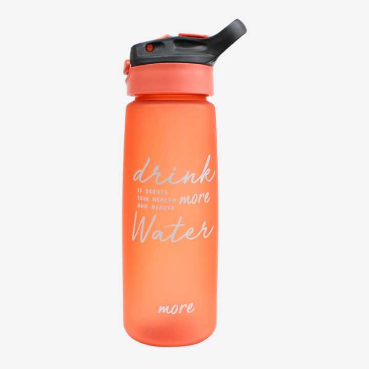 Orange Drink Water Bottle 800Ml With Straw | Daraz.com.np