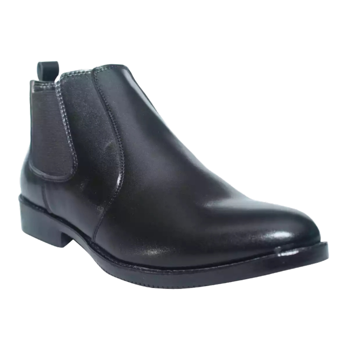 Black Leather Ankle Boots For Men | Daraz.com.np