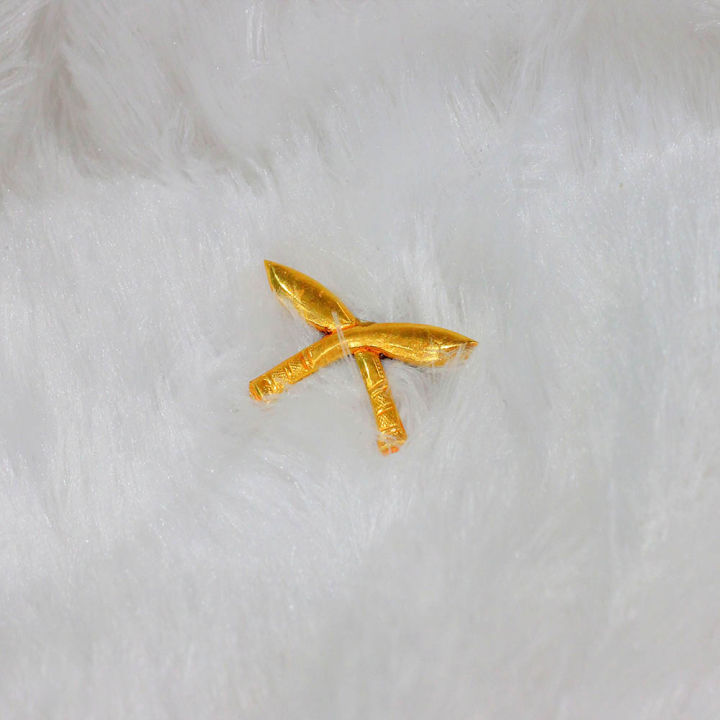24k Gold cross khukuri brooch | Daraz.com.np