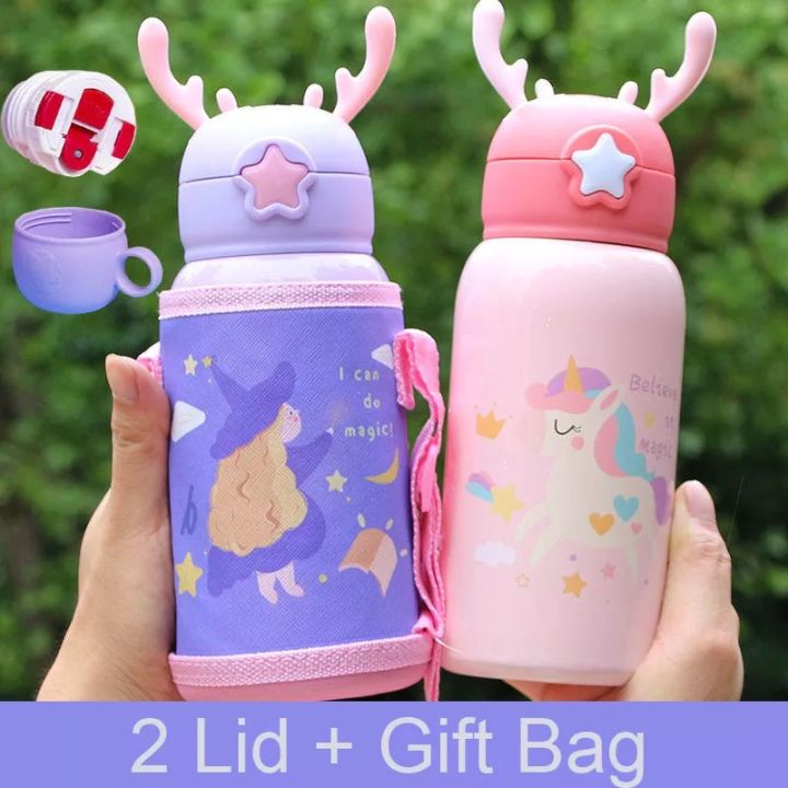 Kids Flask Children Thermal Flask Insulated Flask Water Bottle Thermos ...