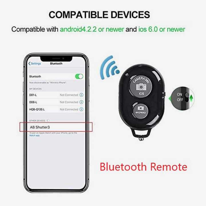 Wireless Bluetooth Remote Control for Smart Phone | Daraz.com.np